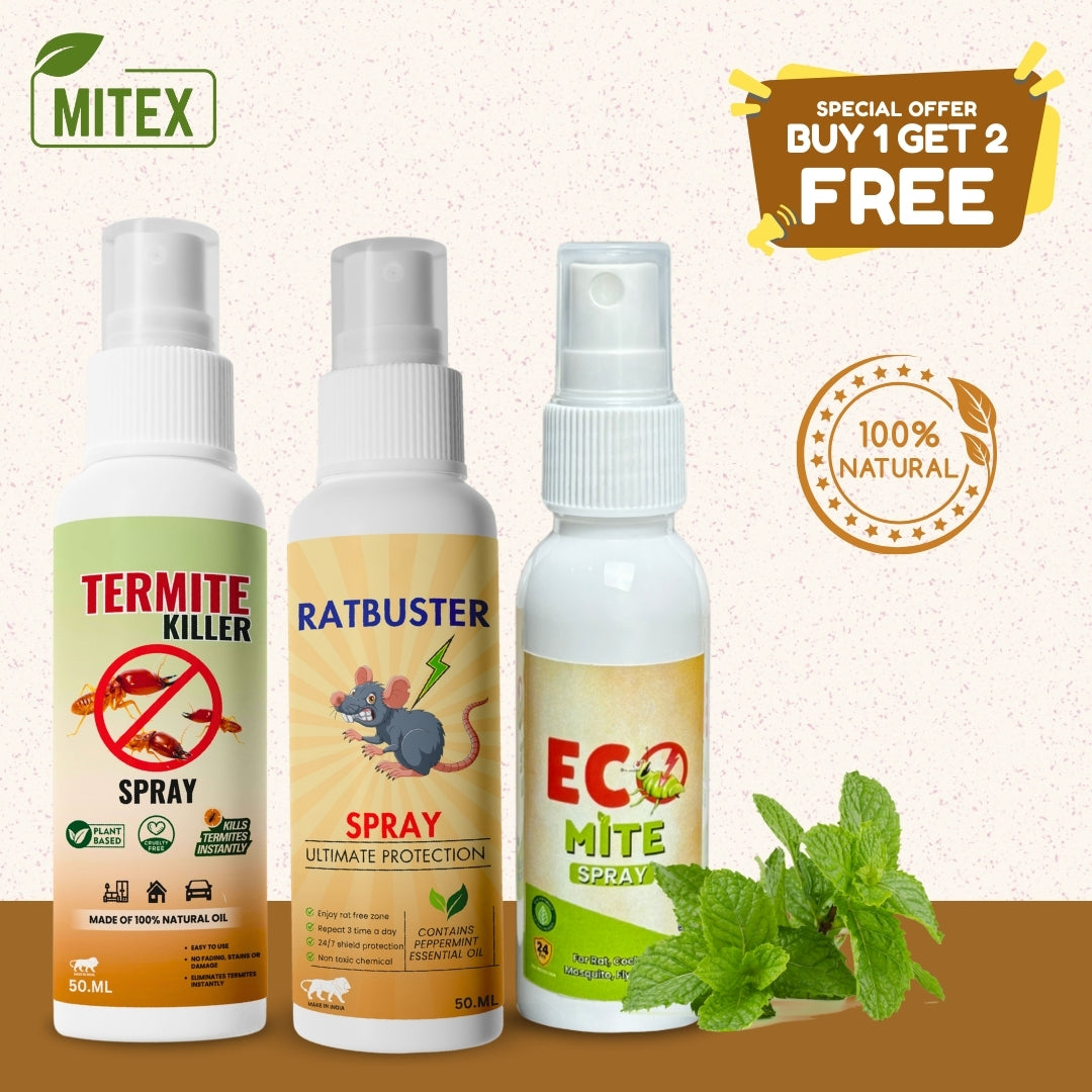 Rat, Termite and Mite Spray Combo - Ultimate Home Protection Combo – Mitex